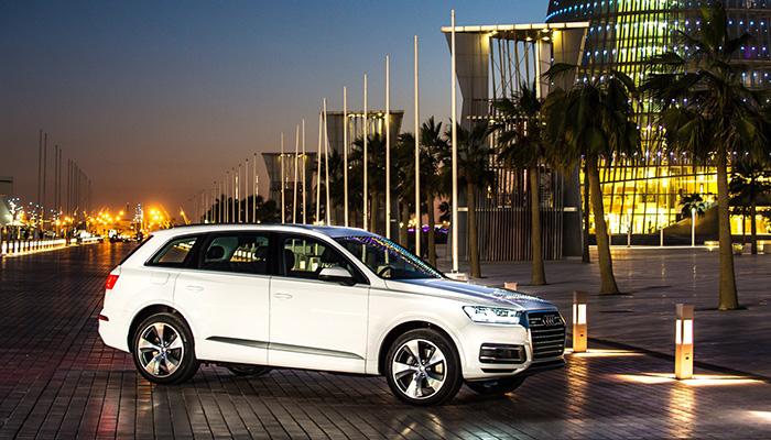 Surprise premiere of the new Audi Q7 - Eye of Riyadh