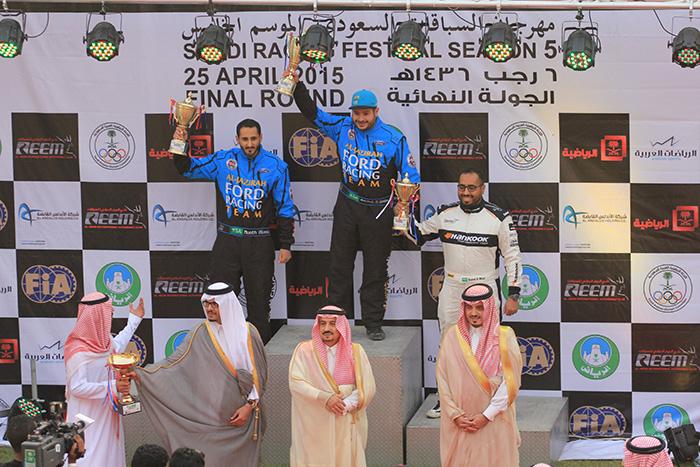 Al Mouri leads the Hankook Racing team to the podium at the Dirab Drift ...