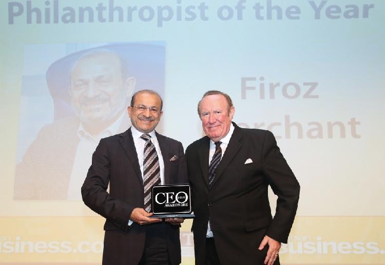Firoz Merchant named Philanthropist of the Year - Eye of Riyadh