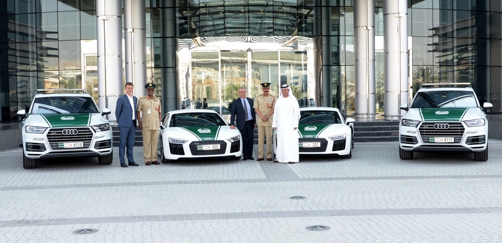 Audi R8 & Q7 join Dubai Police Fleet of Super Patrol Cars - Eye of Riyadh