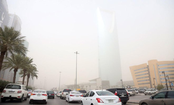 Heavy sandstorm envelops Riyadh - Eye of Riyadh