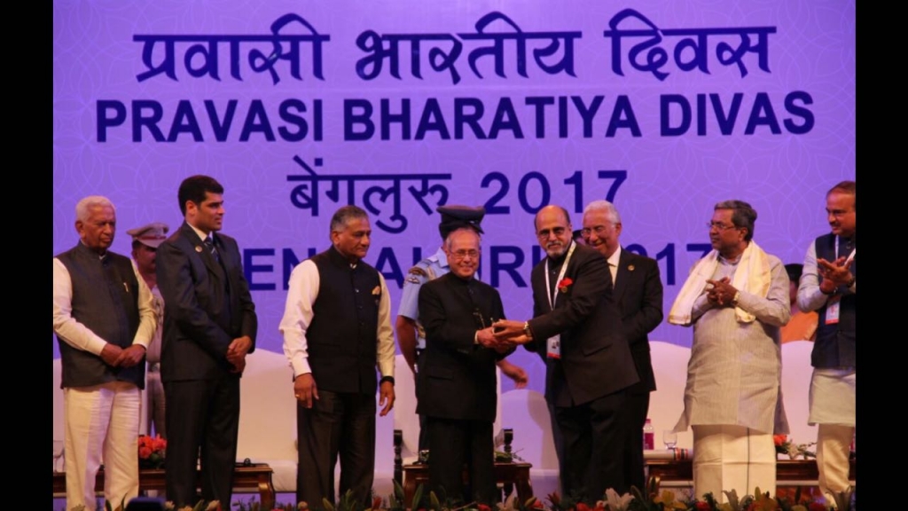 Government of India Honours DR.R. Seetharaman - Eye of Riyadh