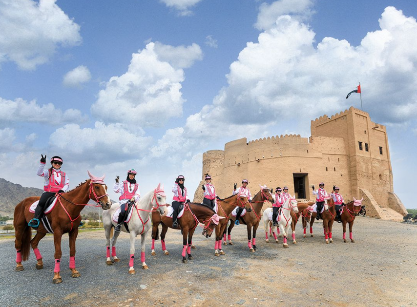 Pink Caravan Ride in Fujairah: Early Detection Means a Better Life ...