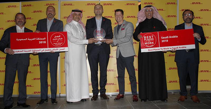 DHL Ksa Ranked First Place for “best Place to Work in Saudia Arabia for ...