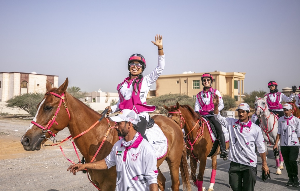 10th Pink Caravan Ride attracts first-time horseriders from various ...