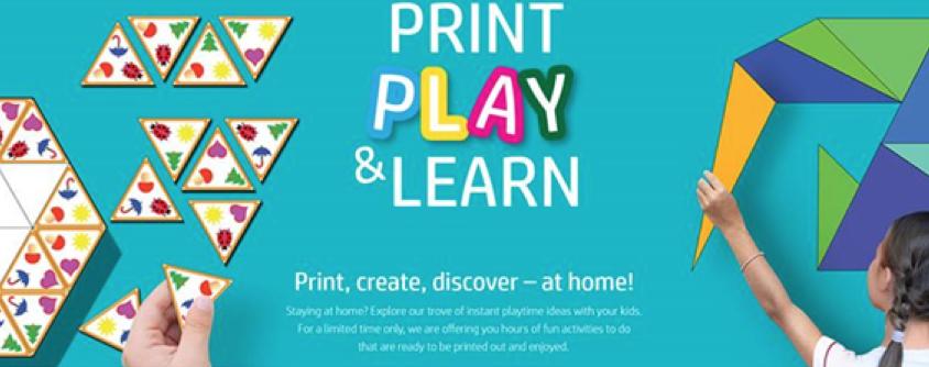 HP Launches Free Print, Play & Learn Platform - Eye of Riyadh