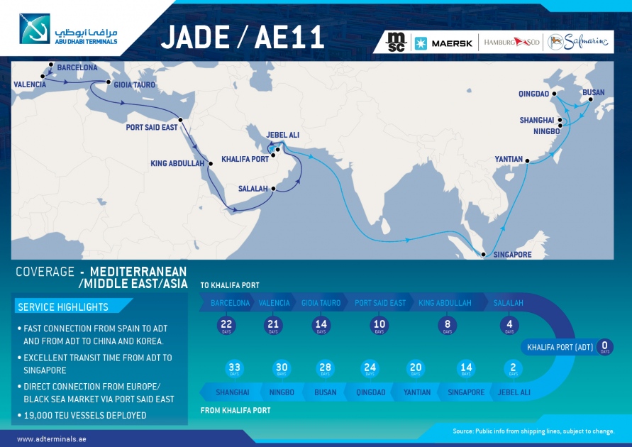 Abu Dhabi Terminals improves its global connectivity with the MSC and ...