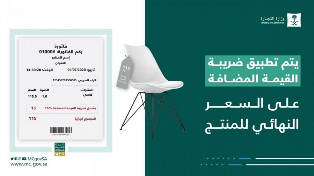 Price tags displayed on products must include VAT: Ministry - Eye of Riyadh