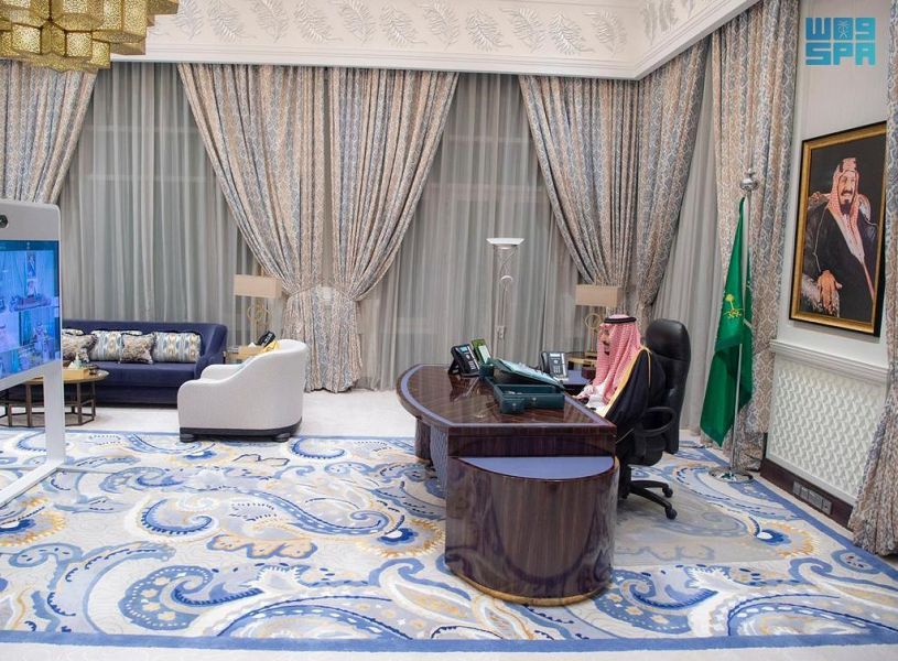 Custodian of the Two Holy Mosques Chairs Cabinet's Virtual Session ...