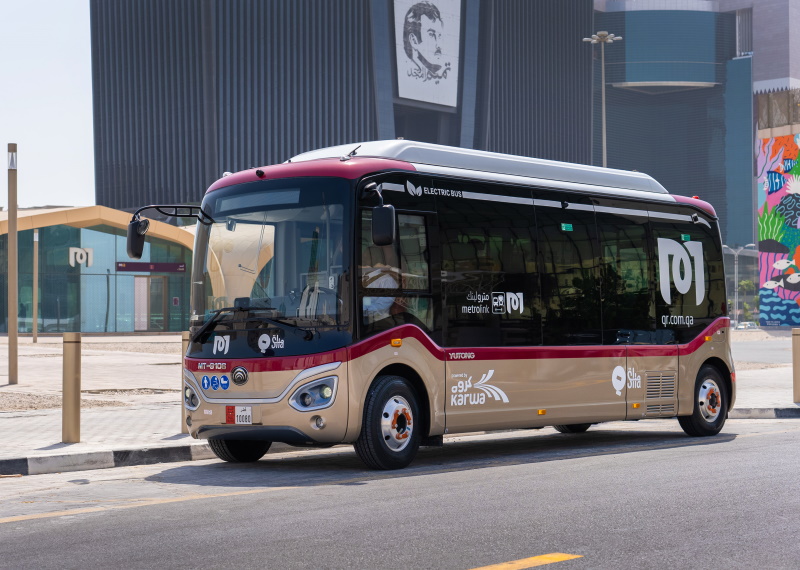 Mowasalat (Karwa) Launches 90 new Electric Mini-Buses for Metrolink ...