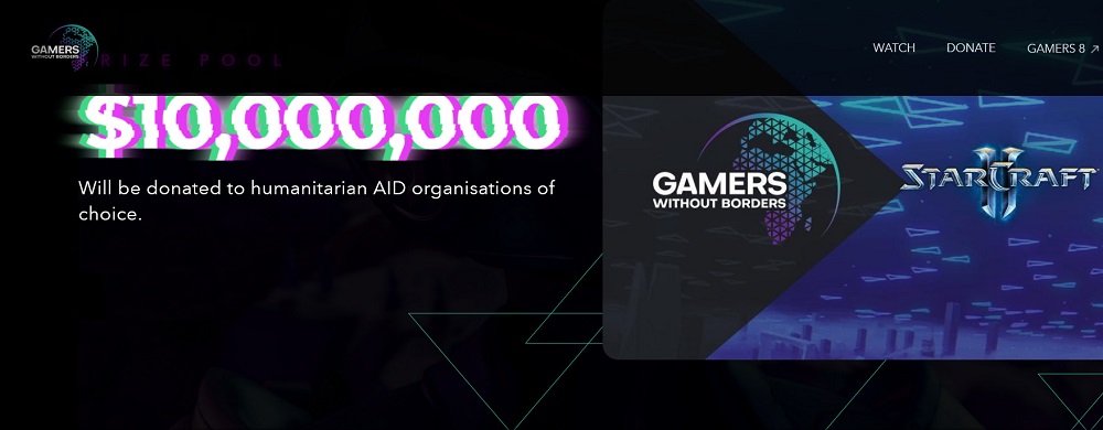Gamers Without Borders kicks off today with a prize pool of $10 million ...