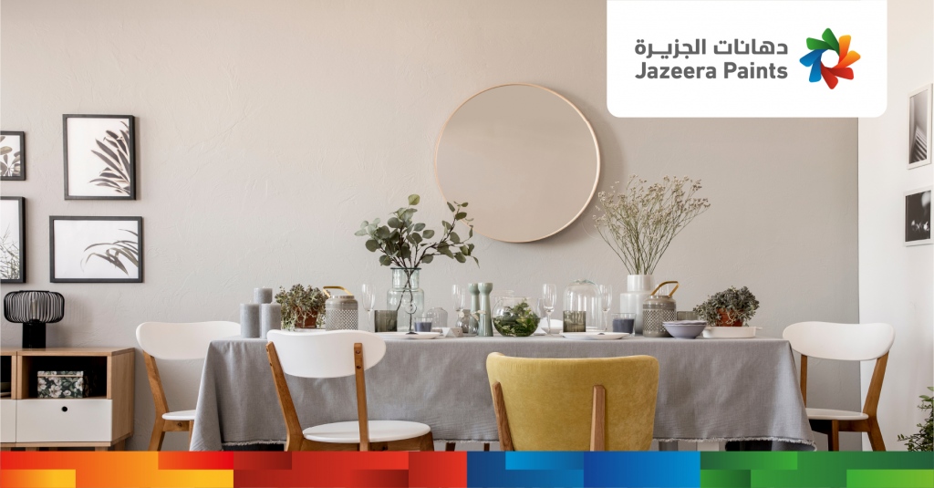 "Jazeera Paints" Collects the Best Colors for Dining Rooms - Eye of Riyadh