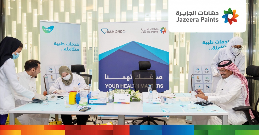 "Jazeera Paints" launches Employee Health Day - Eye of Riyadh