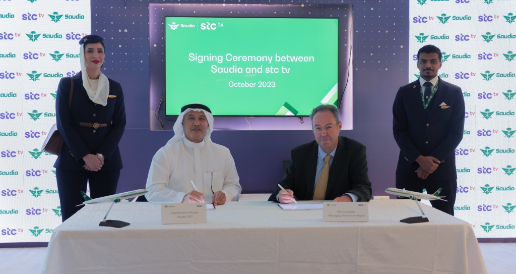 Saudia Collaborates with Intigral to Stream stc tv Content on its In ...
