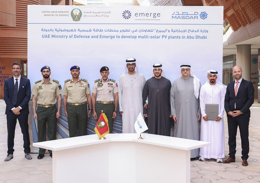 UAE Ministry of Defence, Masdar sign partnership agreement to develop ...