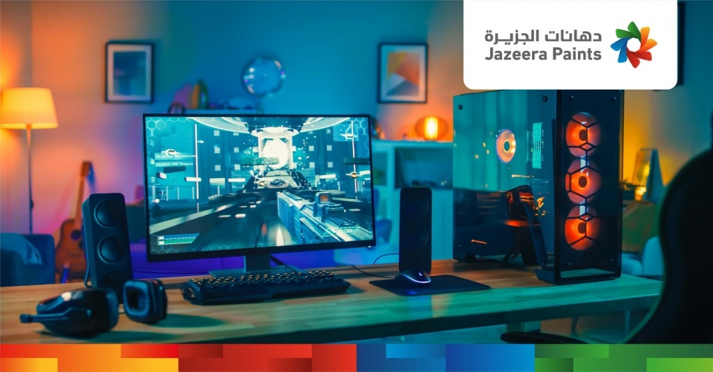 “Jazeera Paints” Selects the Best Colors for Gaming Rooms with ...