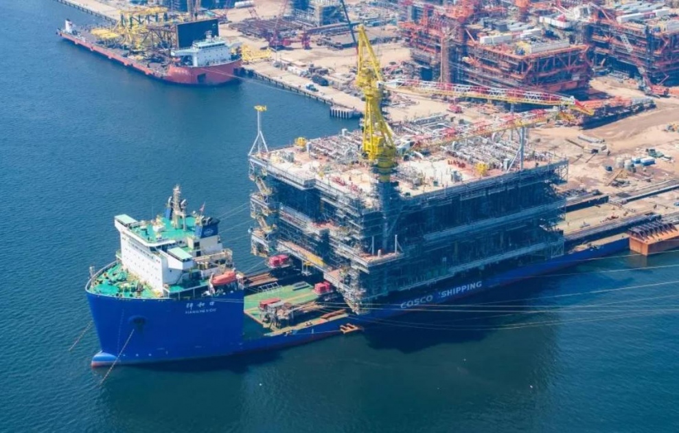 China delivers largest overseas offshore oil platform to Saudi Arabia ...