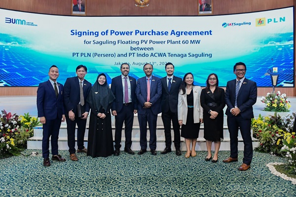 ACWA Power signs PPA for floating solar PV project in Indonesia - Eye ...