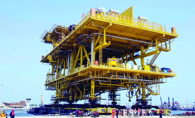 Aramco opens massive platform for marine work - Eye of Riyadh