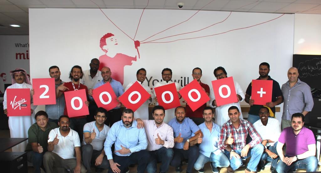 Virgin Mobile Saudi Arabia exceeds the two million customer mark - Eye ...